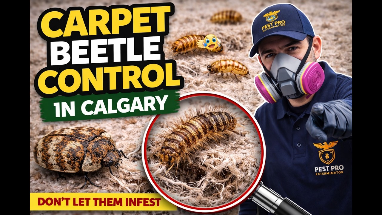 Carpet Beetle Damage in Your Home? Calgary Exterminator Explains