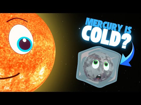 Is Planet Mercury always HOT? | Is there a dark side of The Moon? | Planets for Kids/Solar System