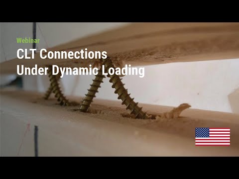 CLT Connections Under Dynamic Loading in USA, May 2015