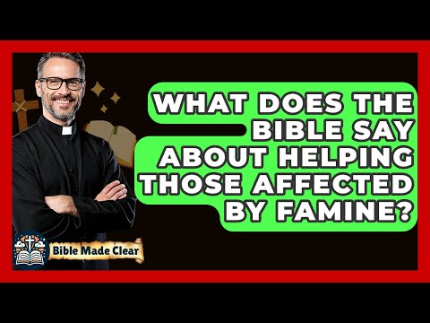 What Does The Bible Say About Helping Those Affected By Famine? - BibleMadeClear.com