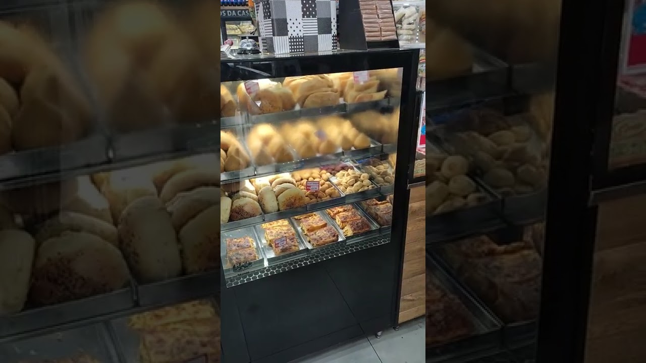 Vitrines refrigerada e aquecida para exposição de confeitaria e salgados!