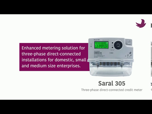 Three Phase Electric Meter - Saral 305 Submeter 3 Phase Retailer from ...