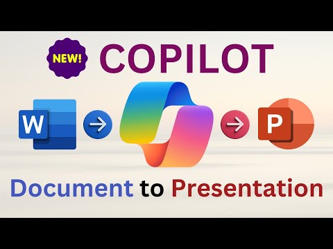 PowerPoint Copilot - create presentation from Word document