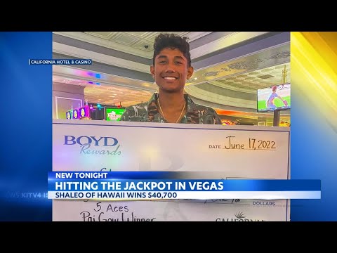 Hawaii man wins over $40,000 in Vegas poker game at 21st birthday celebration