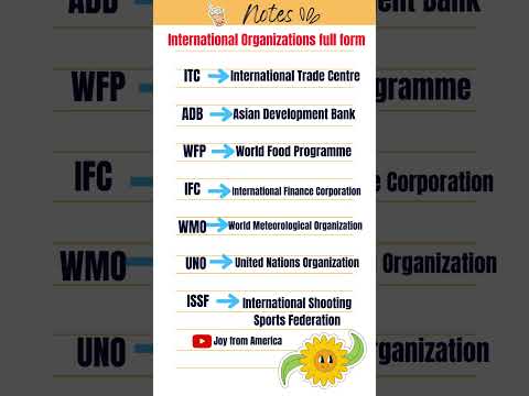 Full form of ITC, ADB, IFC, ICJ| General Knowledge I #shorts #short #shortsfeed #shortsvideo #gk