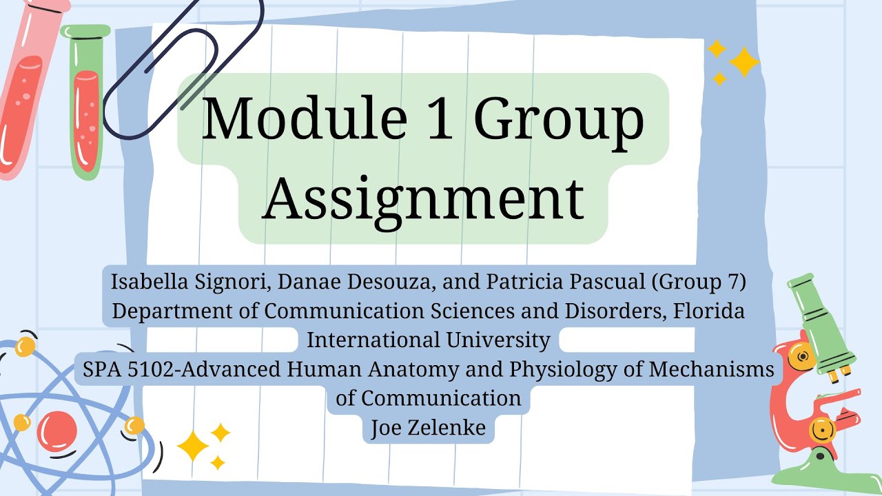 Module 1 Group Assignment (Video Assignment)