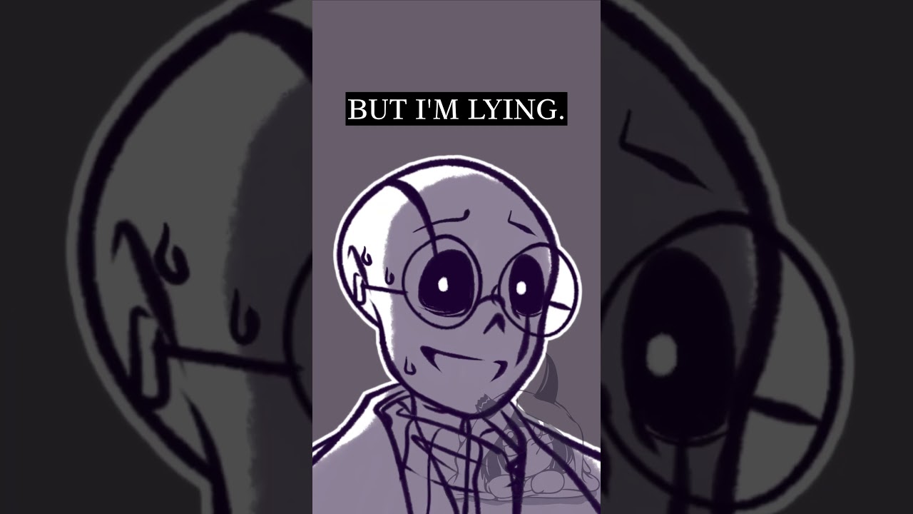 GASTER LIES TO HIMSELF【REFUSETALE/UNDERTALE AU ANIMATIC】Shorts ver #gaster #undertaleau #animatic