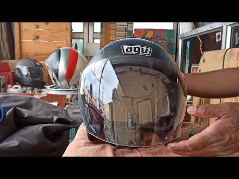 How to remove AGV Fiberlight visor