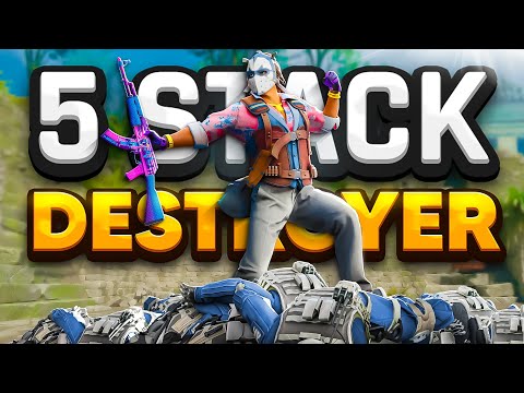 I DESTROYED THIS FACEIT FIVE STACK