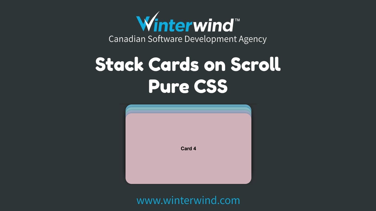 Stack Cards on Scroll with CSS