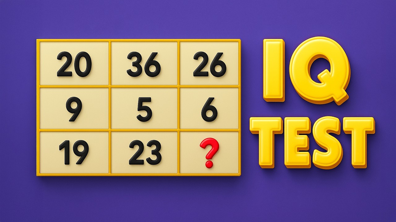 IQ Test: Can You Find the Missing Number? | Daily Brain Challenge