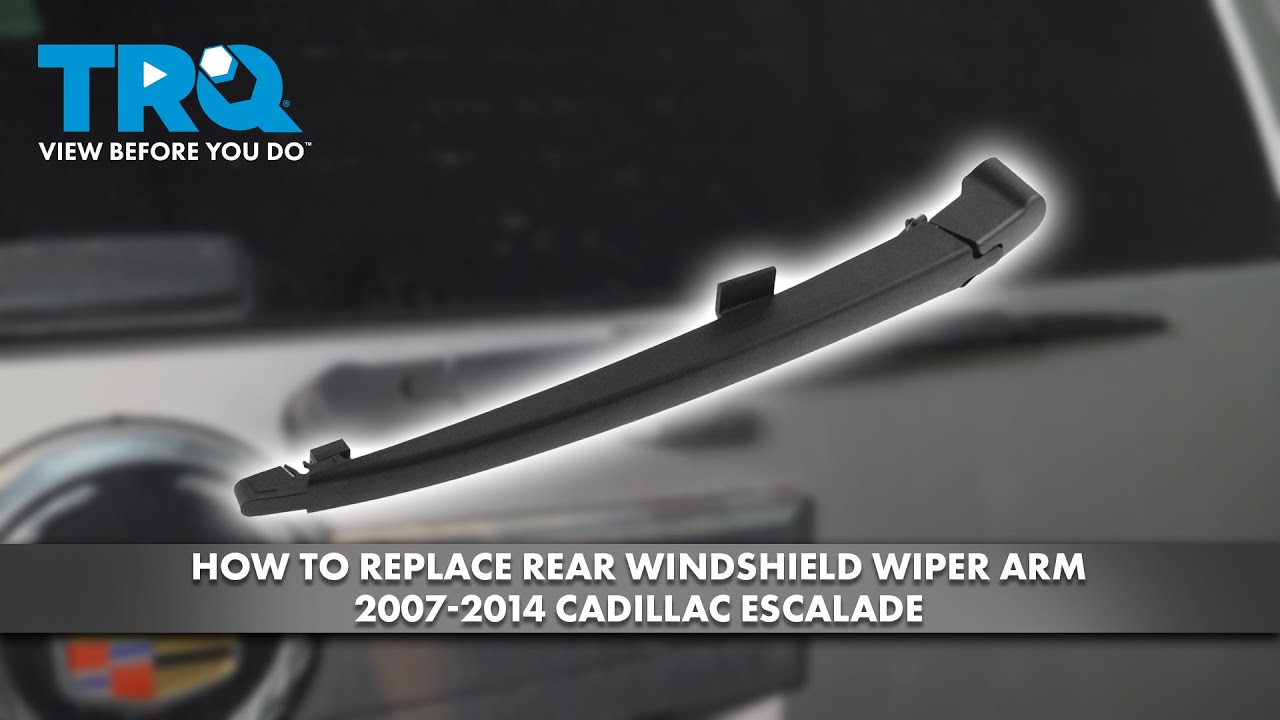 How to Replace Rear Windshield Wiper Arm 2007-2014 Cadillac Escalade