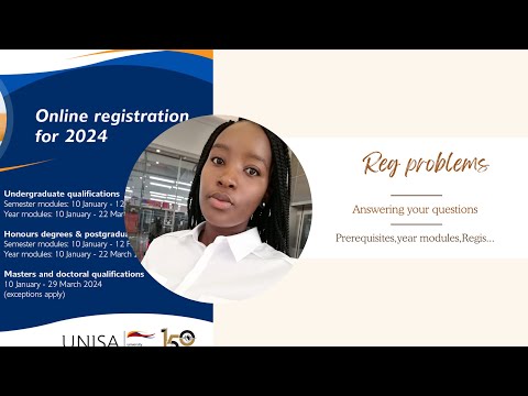 Errors in Registration UNISA 2024|