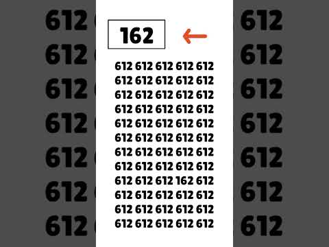 Spot the 162 Among 💯💯🔥🔥💫🤔❓❓#maths #foryou #viralshort #shorts