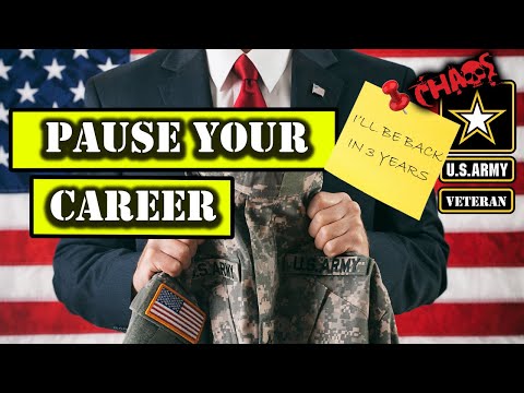 How a soldier can take an intermission from the Army