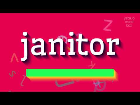 How to say "janitor"! (High Quality Voices)