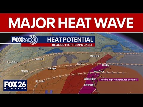 Heat wave brings triple-digit temps to Midwest, Northeast U.S.