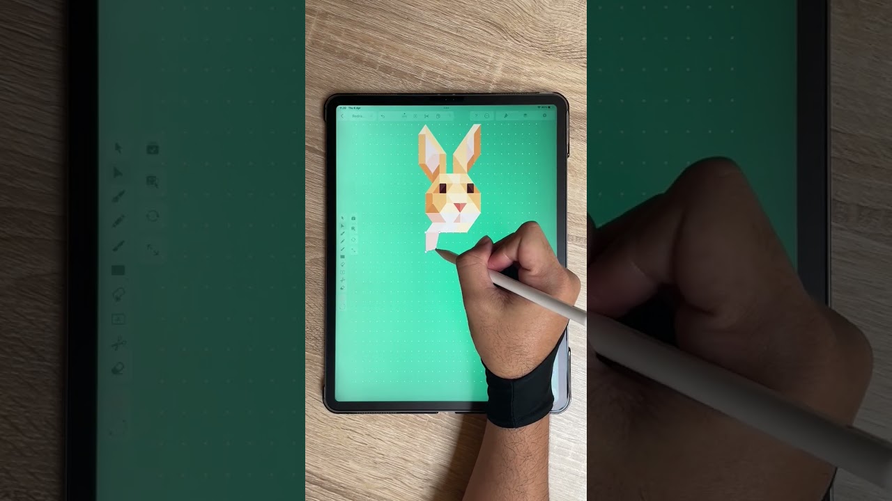 Rabbit | Satisfying Vector Art Drawing | Vectorough