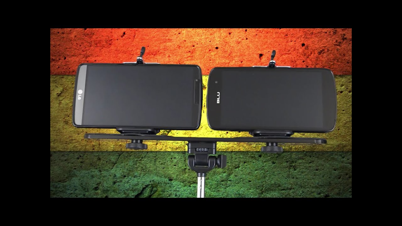 Blu Studio X vs LG G3 - Back Camera/OIS Video Test (split screen)