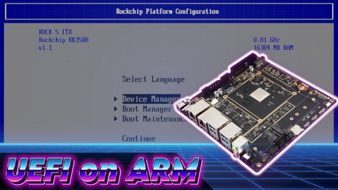 ROCK 5 ITX+ Gets UEFI: ARM That Feels Like a Desktop