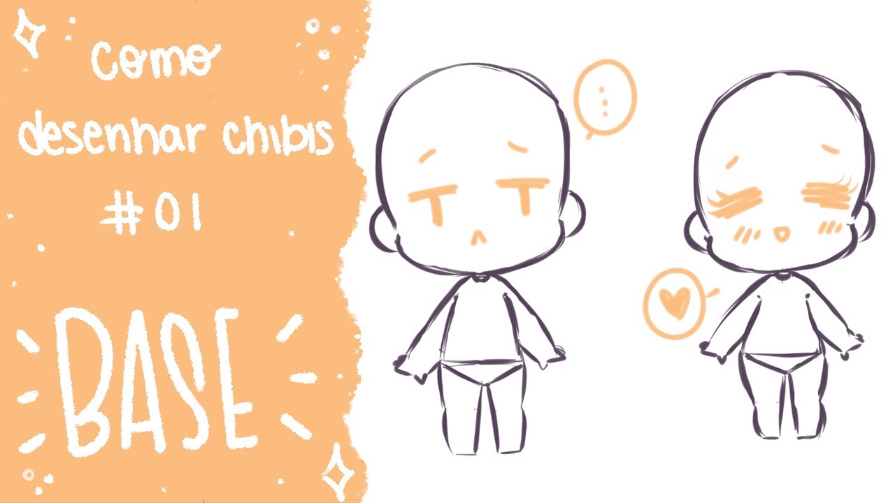 [Tutorial] Como desenhar chibis #01: Base 💛