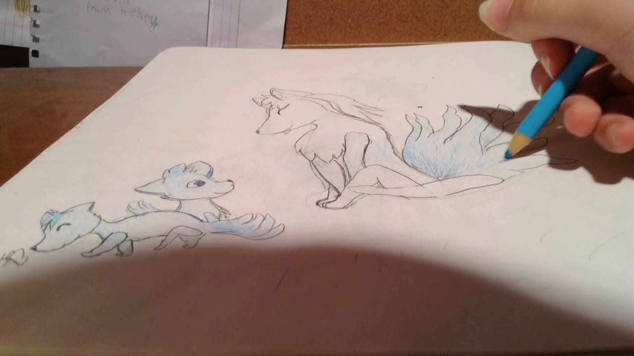Ninetails (Alola Form) |speed draw|