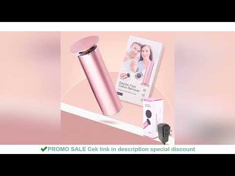 Electronic foot file pedicure sander for removing dead skin, electric callus remover with 60pcs repl