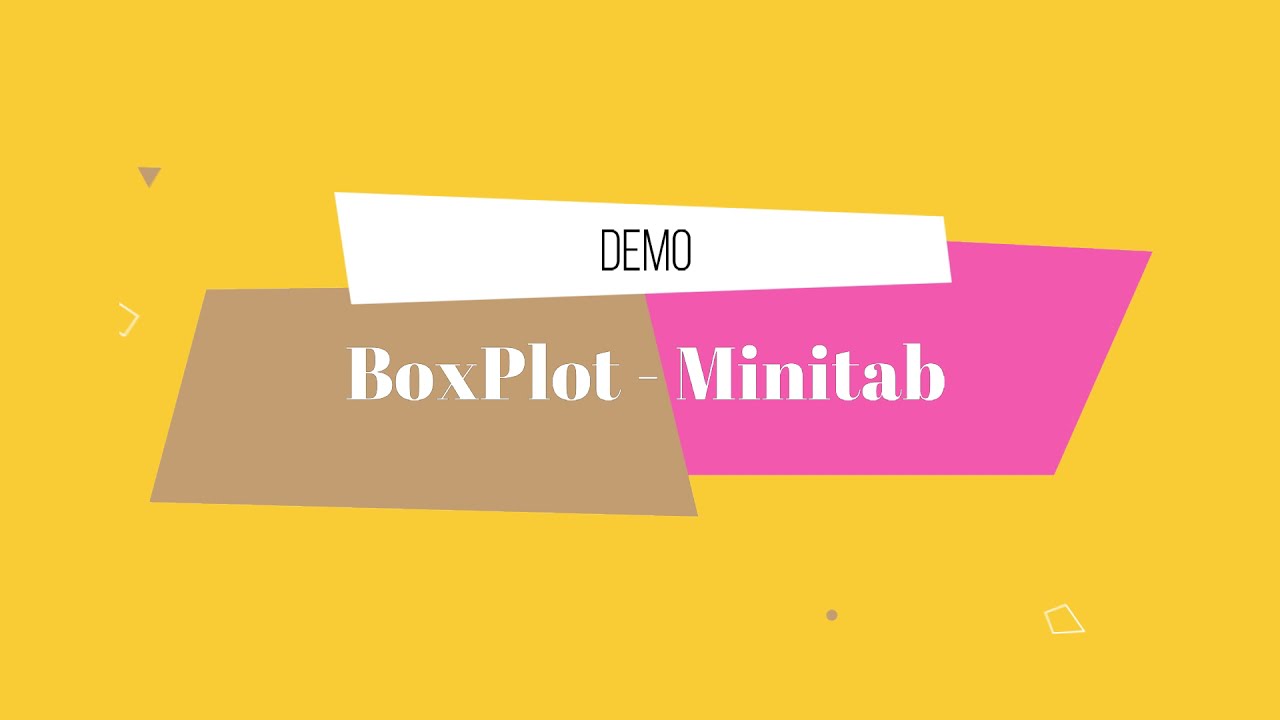 Minitab - Boxplots (multiple Y's) & Creating an interval plot in Minitab | BoxPlot+Interval Plot|HD