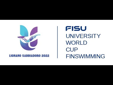 100m Bifin Men Final FISU UNIVERSITY WORLD CUP 2022 Finswimming Lignano Sabbiadoro, Italy