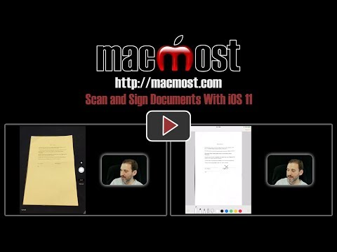 Scan and Sign Documents With iOS 11 (#1501)