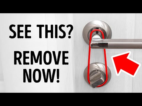 If You Spot a Rubber Band on Your Door, Remove It ASAP