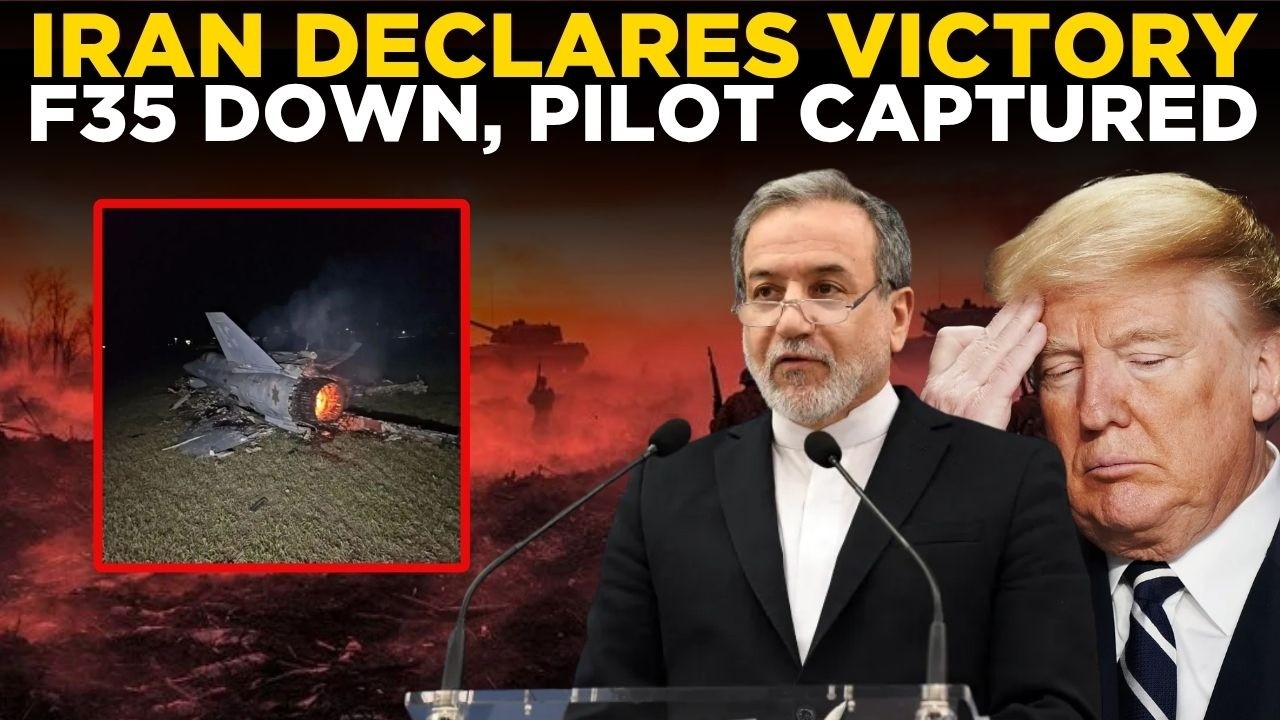 LIVE: Aragchi Drops Victory Bombshell – Iran Celebrates As Us F-35 Downed, Pilot In Custody