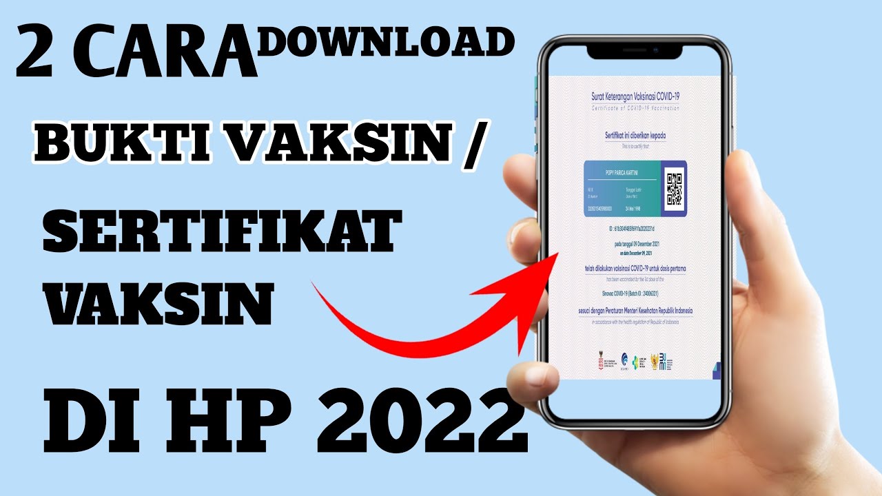 2 ( DUA) CARA DOWNLOAD UNDUH SERTIFIKAT VAKSIN COVID DI HP