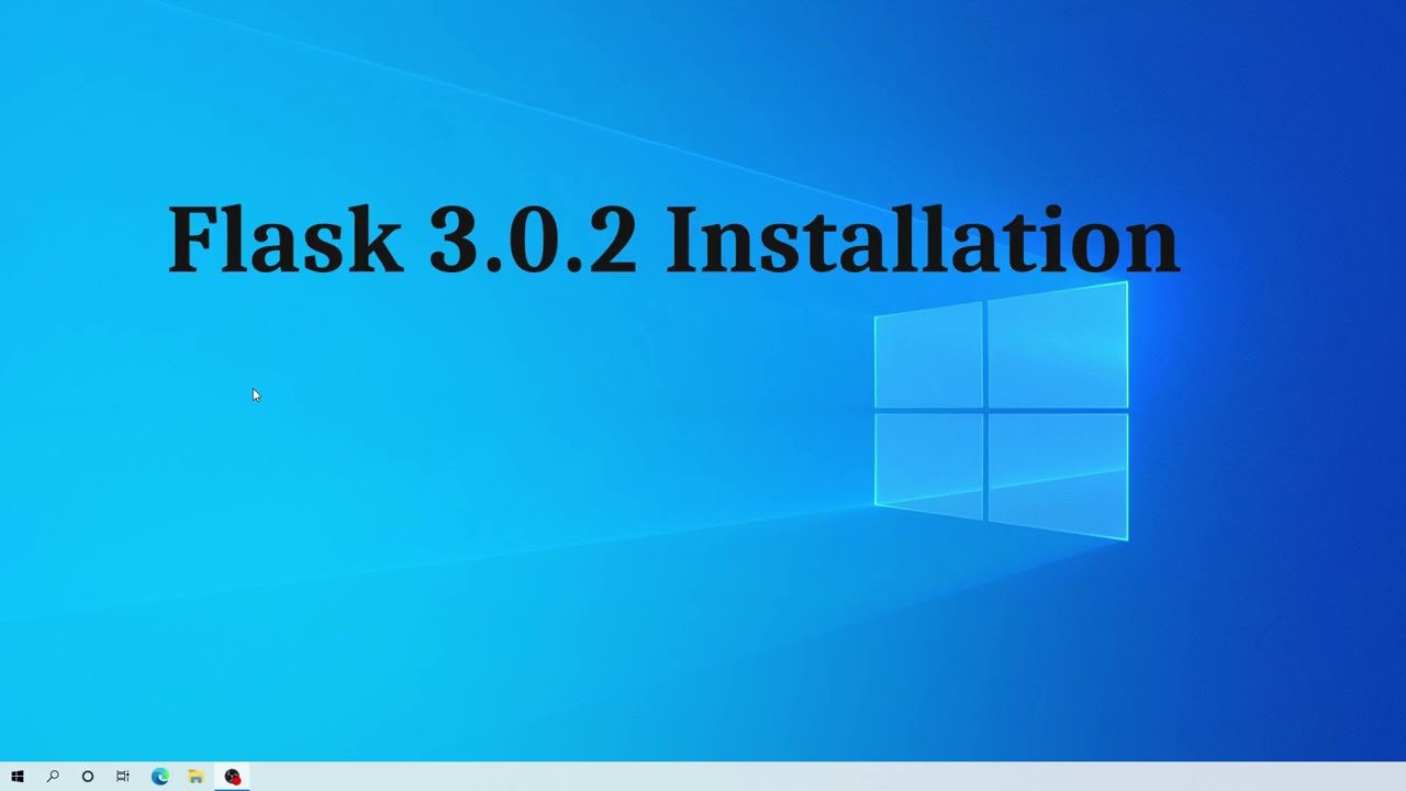 How to Install Flask on Windows OS | Flask 3.0.2 #python