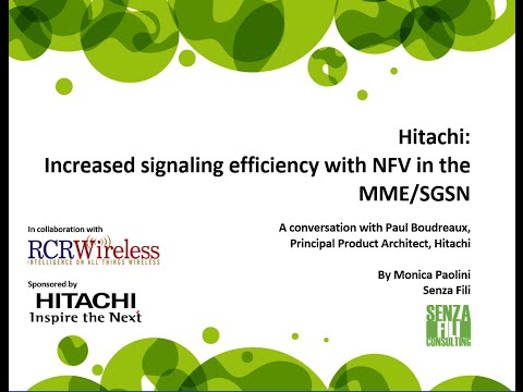 Hitachi: Increased signaling efficiency with NFV in the MME/SGSN