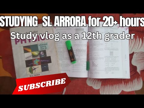 2 chapters of physics by *sl arrora* in 2 days‼️🔥 || Pratyaksh yadav.