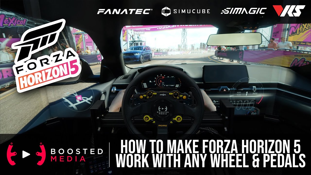 Get Forza Horizon 5 Working with ANY WHEEL & PEDALS