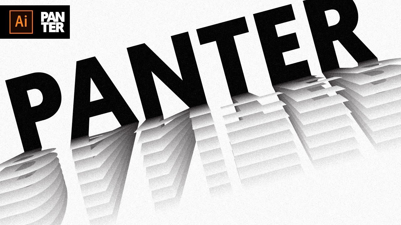 Paper Text Effect in Illustrator