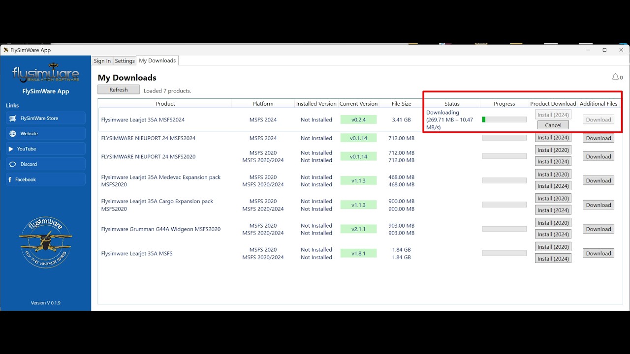 Flysimware UPDATER APP Tutorial