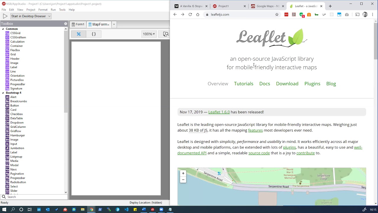 AppStudio Tutorial 13   Implementing a Leaflet JS map