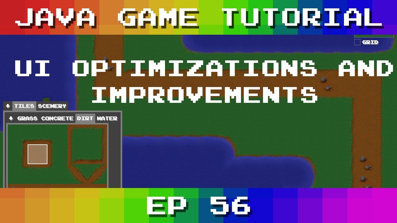 Java Game Tutorial: Ep 56 - UI Optimizations and Improvements