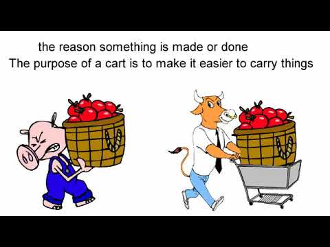 purpose meaning | Vocabulary for Kids | Children's Dictionary | Learn English Vocabulary