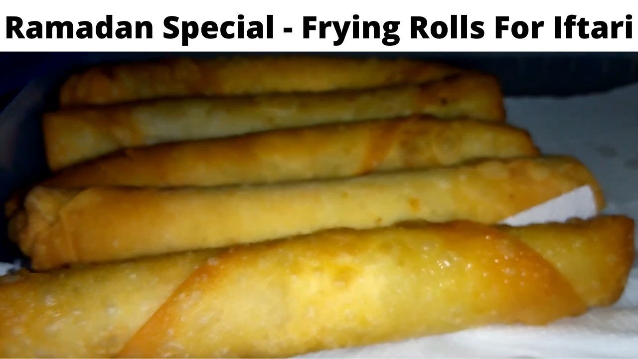 Frying Tasty & Delicious Home Made Rolls For Iftari By Nutrimento | Nutrimento - Delicious Home Food