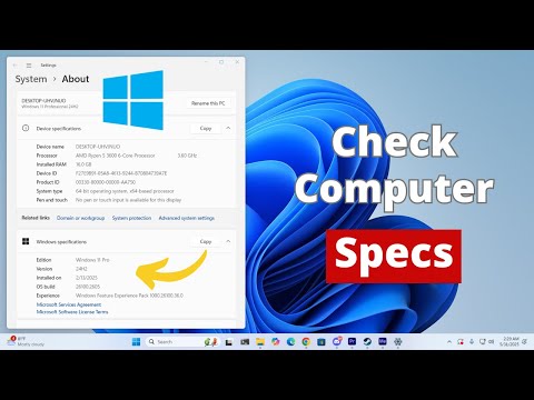 How to Check PC Specs Windows 11