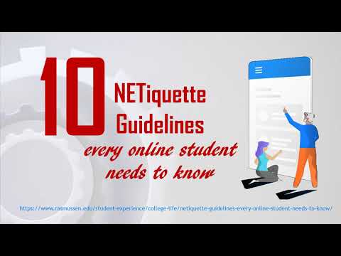 10 NETiquette Guidelines in ONLINE CLASS