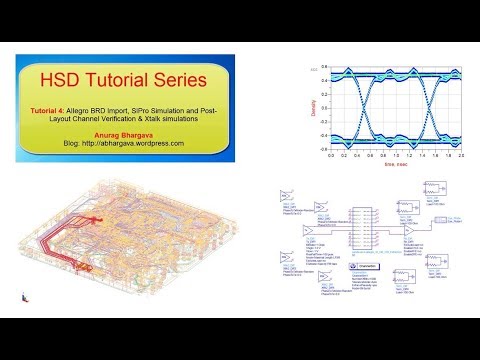 HSD Tutorial 4: Allegro brd import, SIPro Simulation and Channel ...