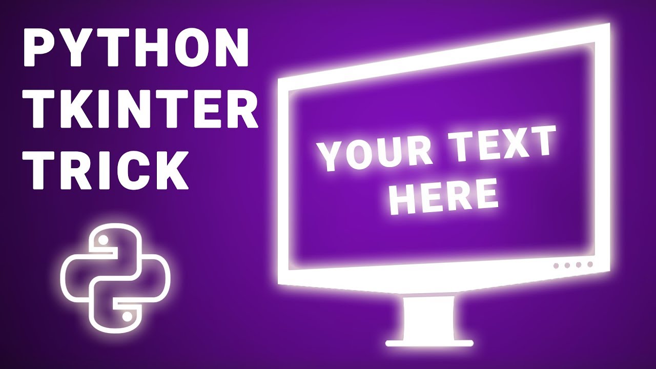 Top Python Tkinter Trick - Writing text on desktop screen using Python Tkinter