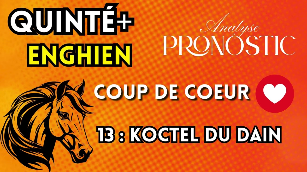 Pronostics quinté samedi 26/7/2025 ENGHIEN R1 C4 #PMUcourses#PRIX JEAN-LUC LAGARDERE