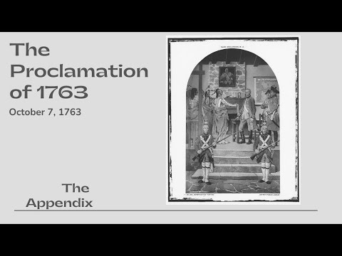 The Proclamation of 1763