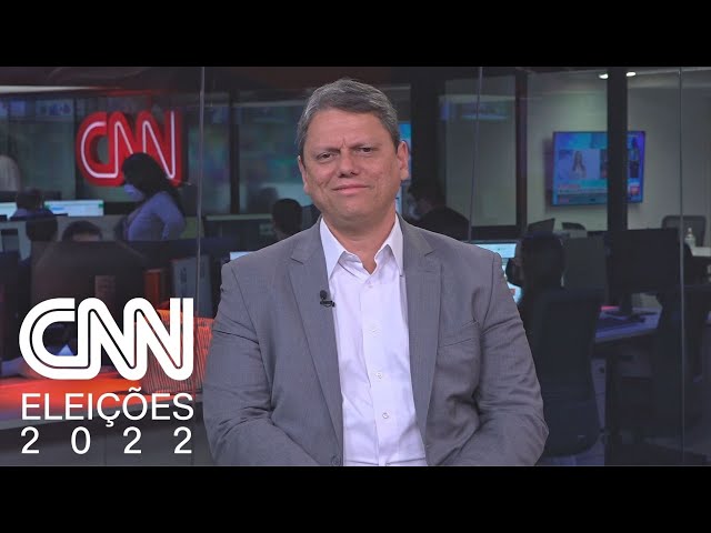 À CNN, Tarcísio de Freitas confirma vice do PSD em disputa ao governo de SP | CNN Brasil